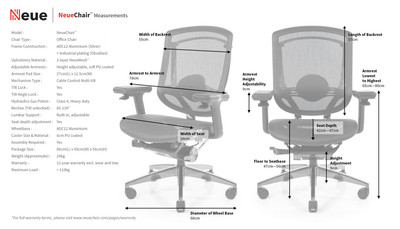 Chair assembly and specifications | Secretlab UK